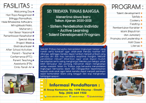 SD Tridaya - Sakola Tridaya | Sekolah Tridaya Terbaik dan Favorit di Cimahi